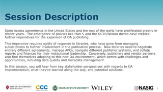 NASIG 2023 - Easier said than done - Navigating the complexities of ...