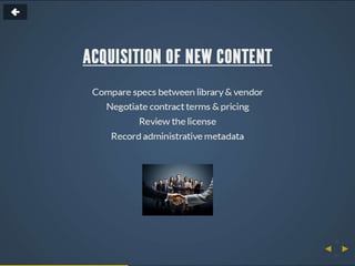 Managing the Electronic Resources Lifecycle: Creating a Comprehensive ...