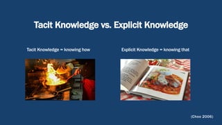 Knowledge Management for Collection Development: Transforming ...