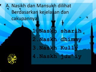 Nasikh dan mansukh | PPTX