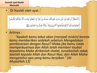 Naskh mansukh | PPTX