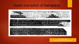 Nasik Inscription of Nahapan.pptx