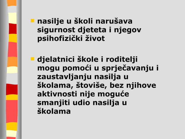 Nasilje u školi | PPT