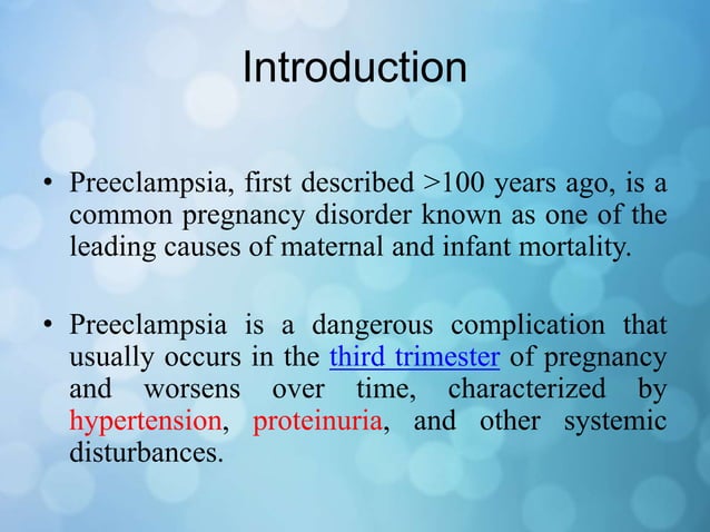 pre-eclampsia | PPTX