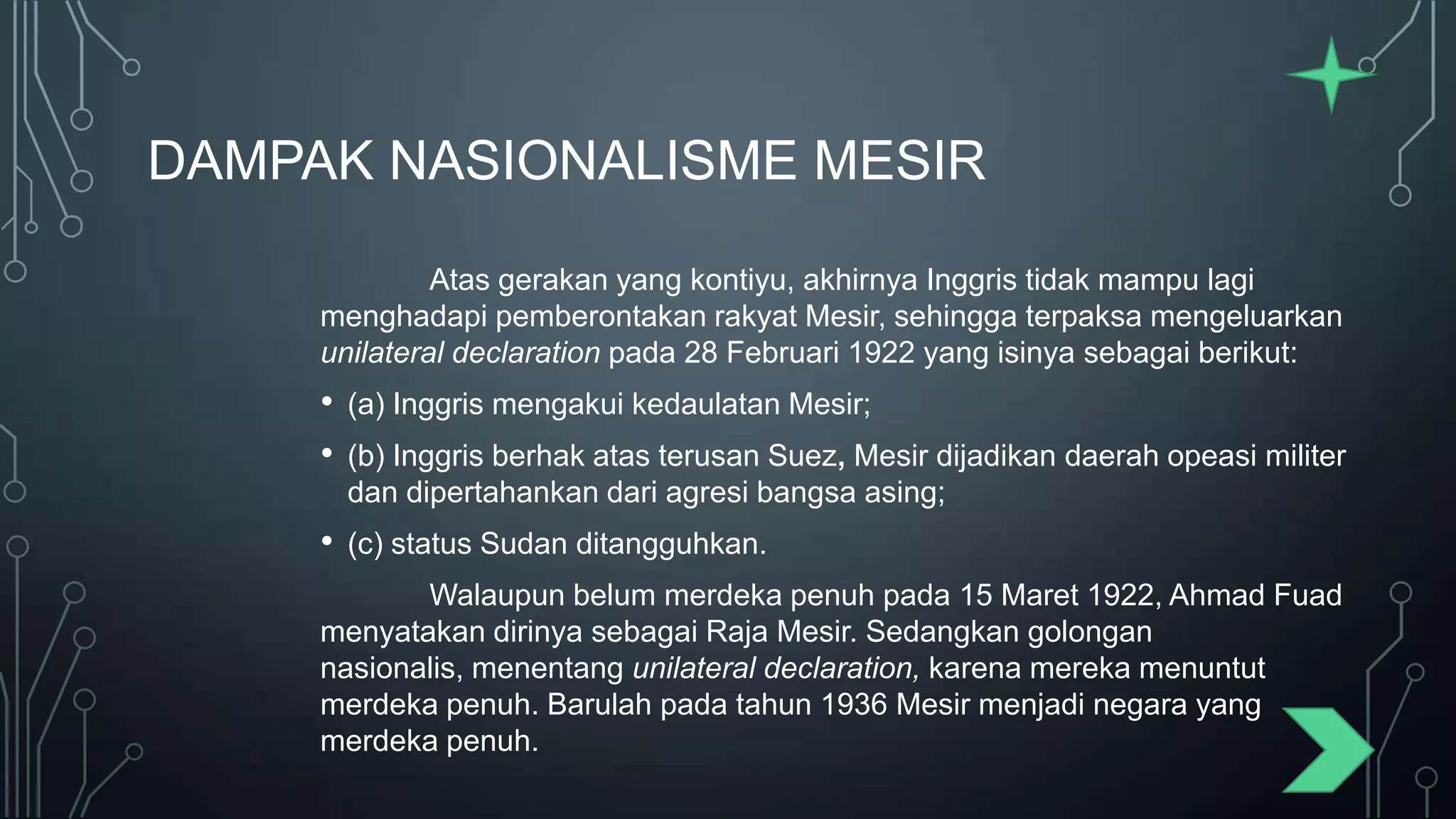 Nasionalisme mesir | PPTX