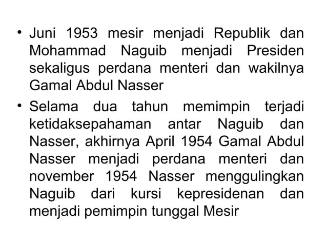 Gerakan nasionalisme mesir | PPT