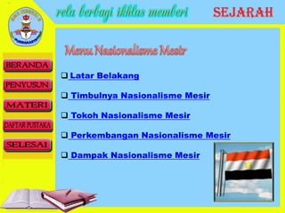 Nasionalisme mesir | PPTX