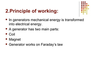 GENERATORS | PPT