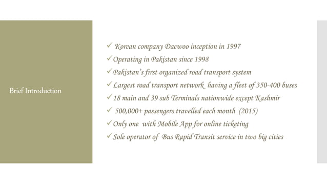 Daewoo Express | PPT