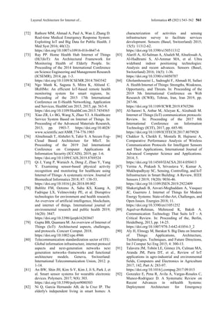Layered Architecture for IOT Health System | PDF