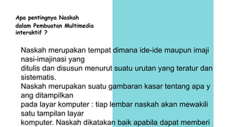 Naskah program interaktif | PPTX