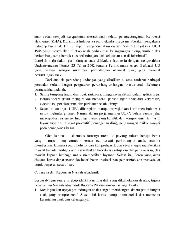 Naskah akademik | PDF