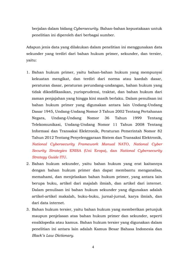 Naskah akademik badan cyber nasional (bcn) - 2017 | PDF