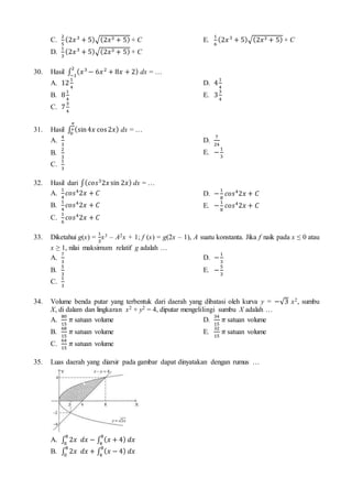 Naskah Asli UN Matematika SMA IPA 2014 | DOCX