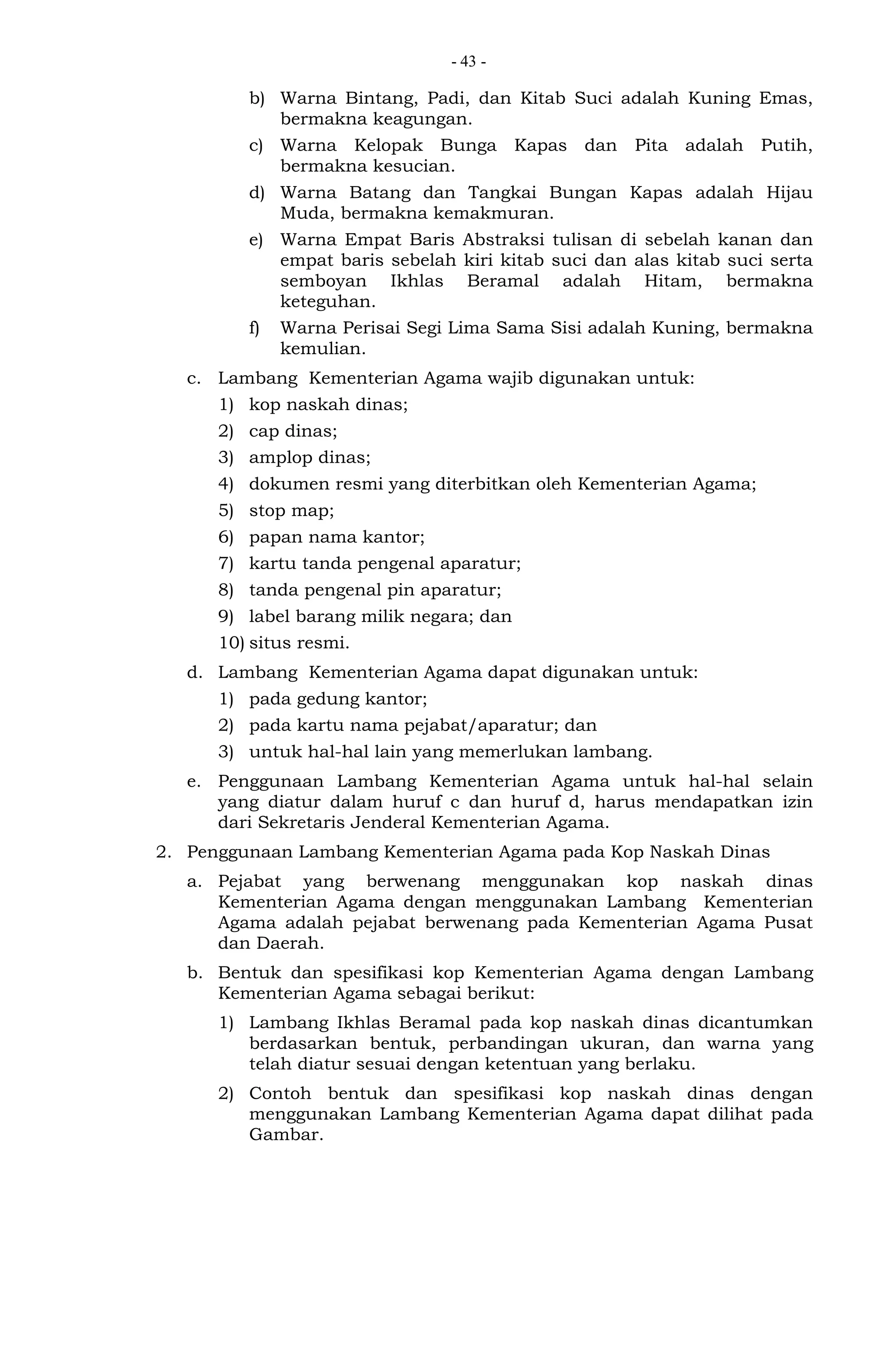 Naskah dinas kemenag | PDF