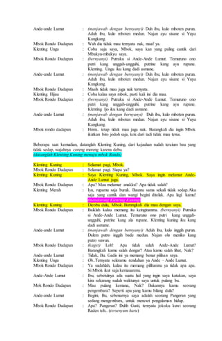 Naskah drama | DOCX