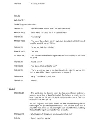 Naskah Drama "Snow White" | PDF
