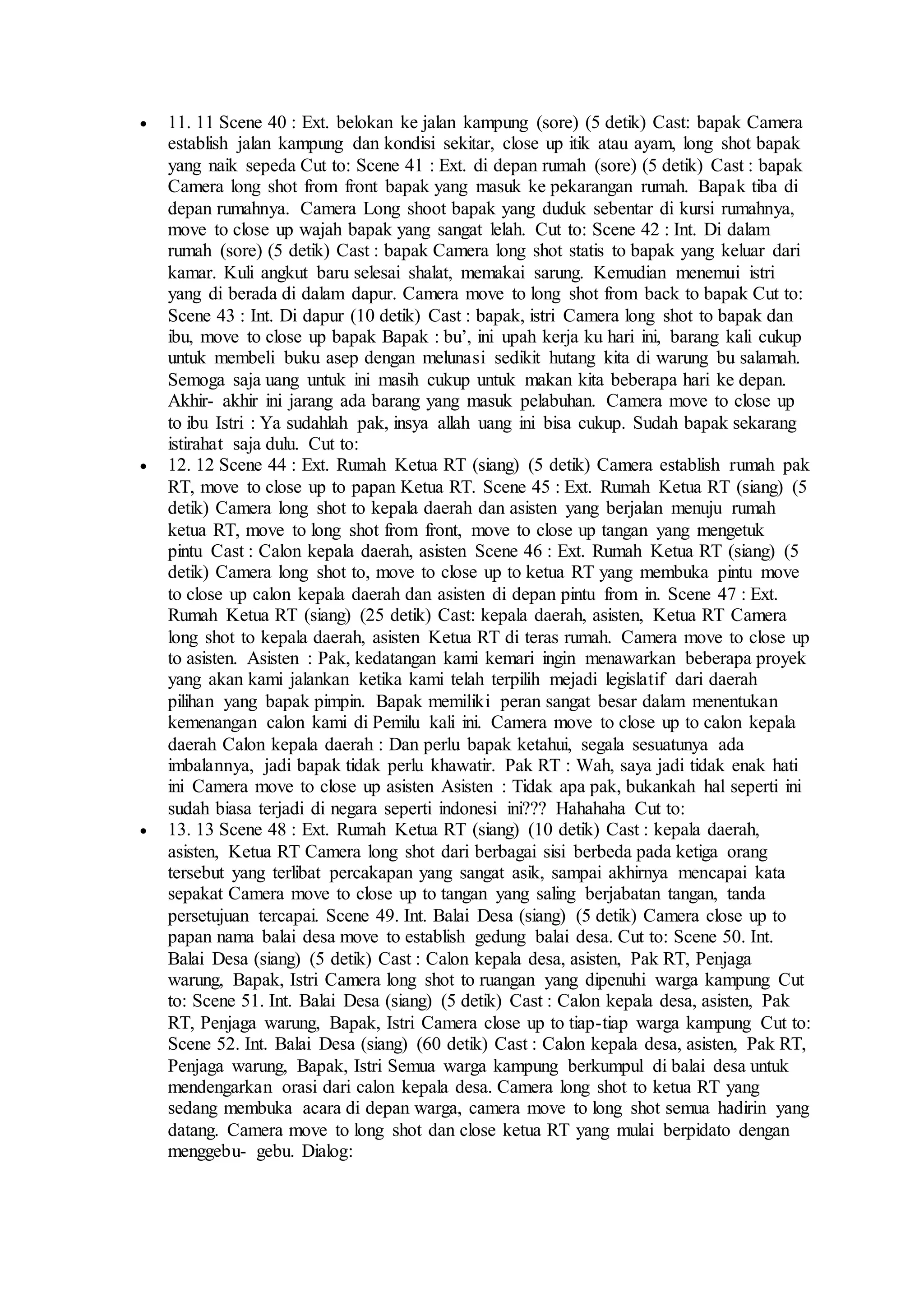 Naskah film pendek | DOCX