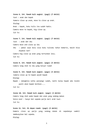Naskah film pendek 'MASIH DIUSAHAKAN' | PDF
