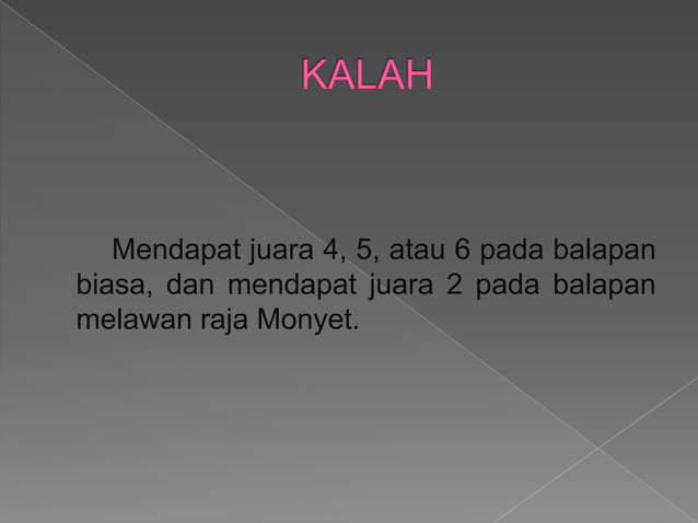 Naskah game jungle race | PPTX