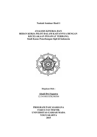 Naskah seminar hasil 1 | PDF