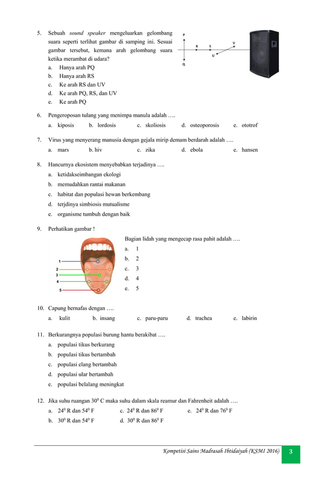 NASKAH SOAL IPA MI | PDF