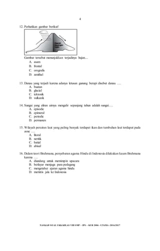 Naskah soal ukk ips oke | PDF