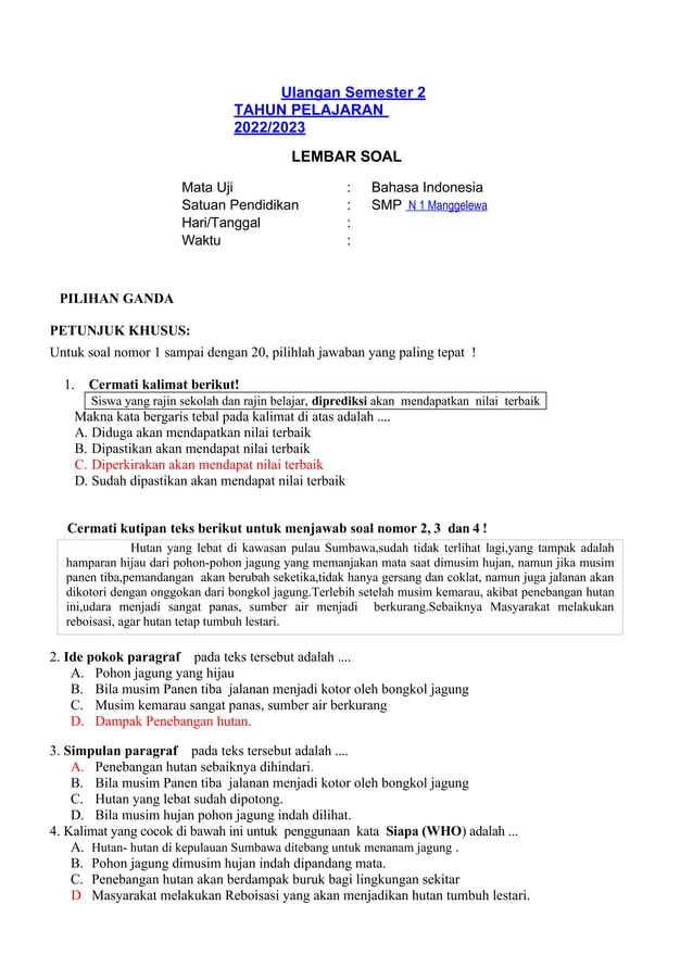 Naskah Soal US SMP Bahasa Indonesia (2).docx