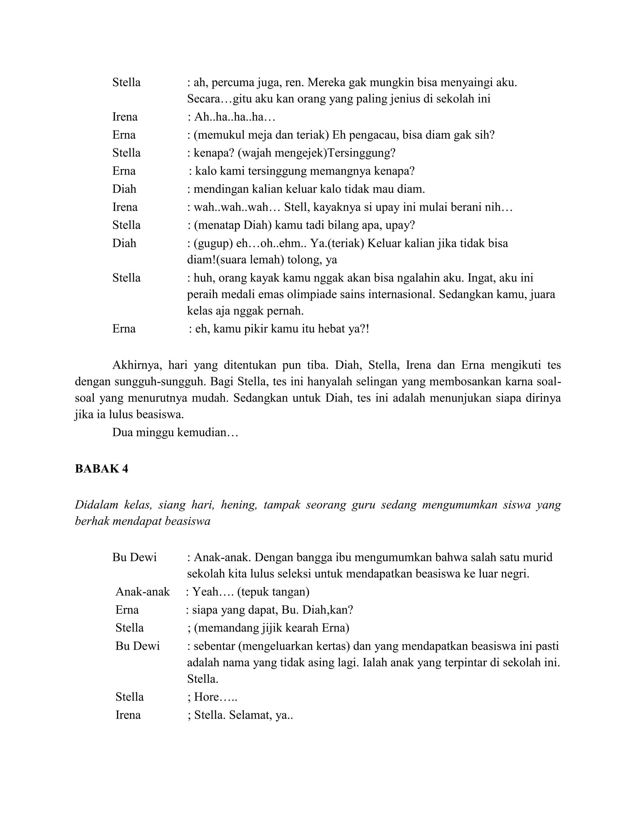 Naskah teater | DOCX