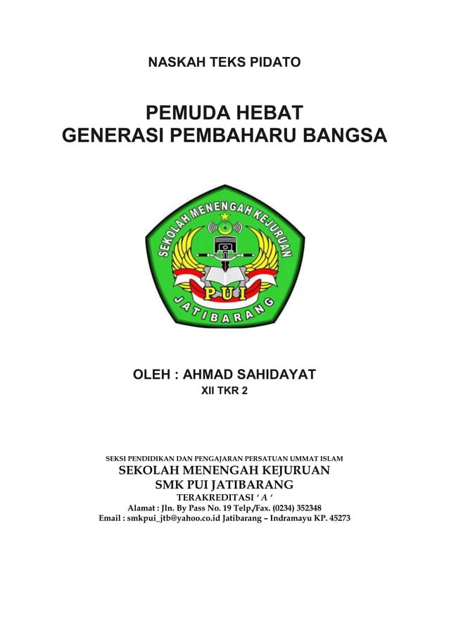 Naskah teks pidato | PDF