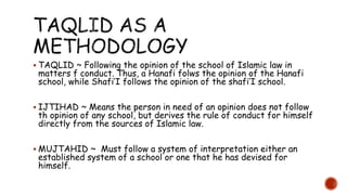 Nask Tarjih and Taqlid.pptx