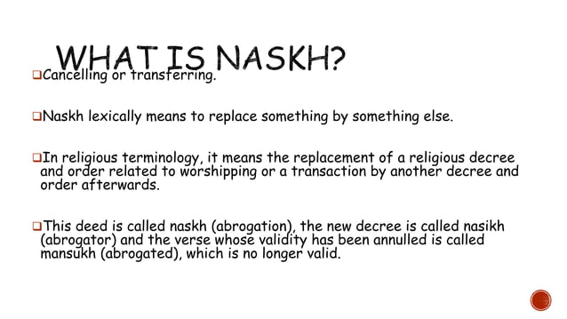 Nask Tarjih and Taqlid.pptx