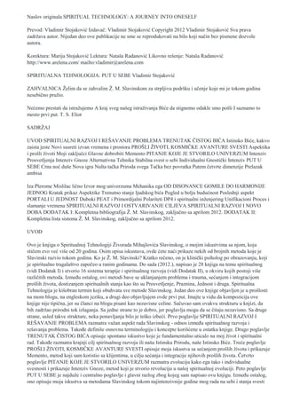 Naslov originala SPIRITUAL TECHNOLOGY.docx