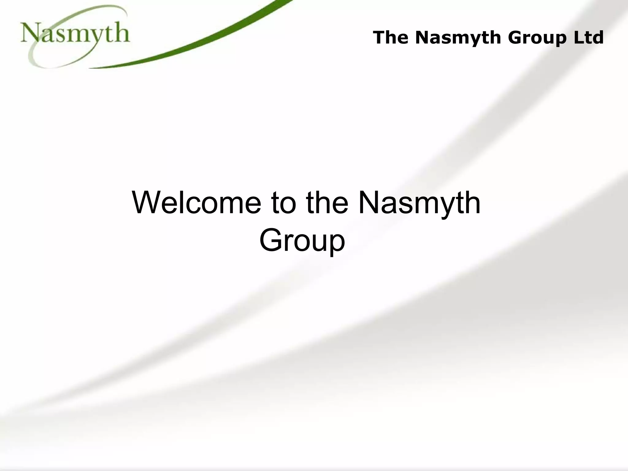 Nasmyth corporate presentation | PPT