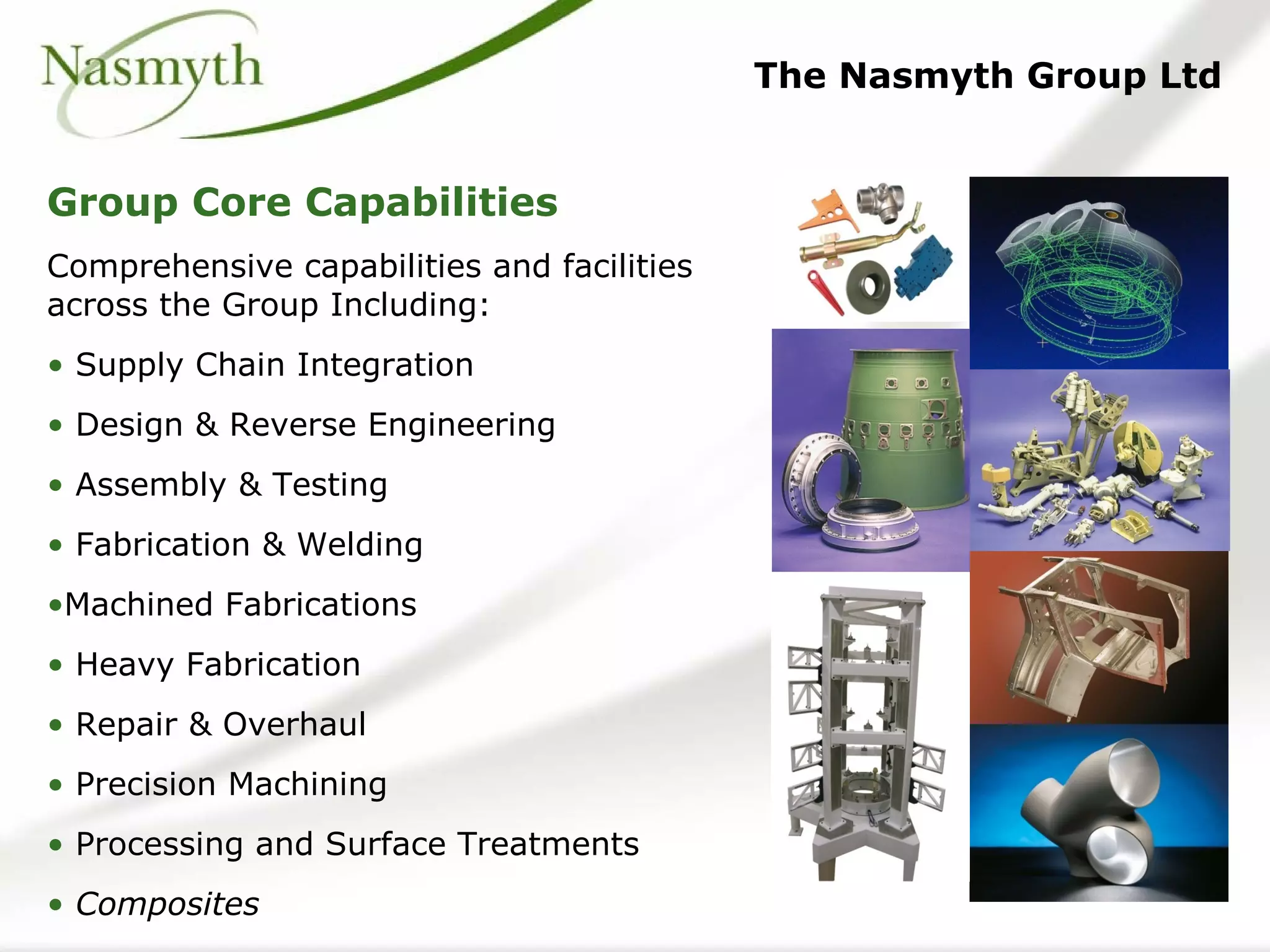 Nasmyth corporate presentation | PPT