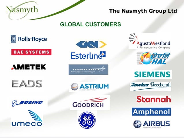 Nasmyth corporate presentation | PPT