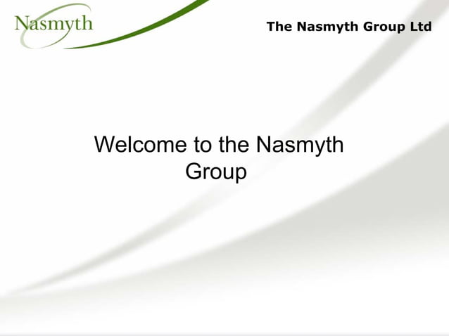Nasmyth corporate presentation | PPT