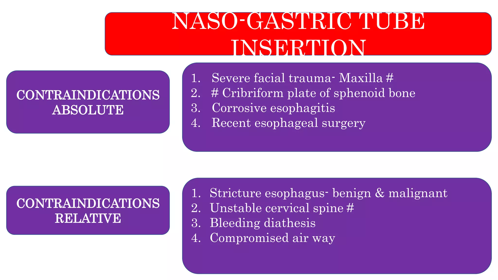 Naso gastric tube insertion- skill lab- osce | PPTX