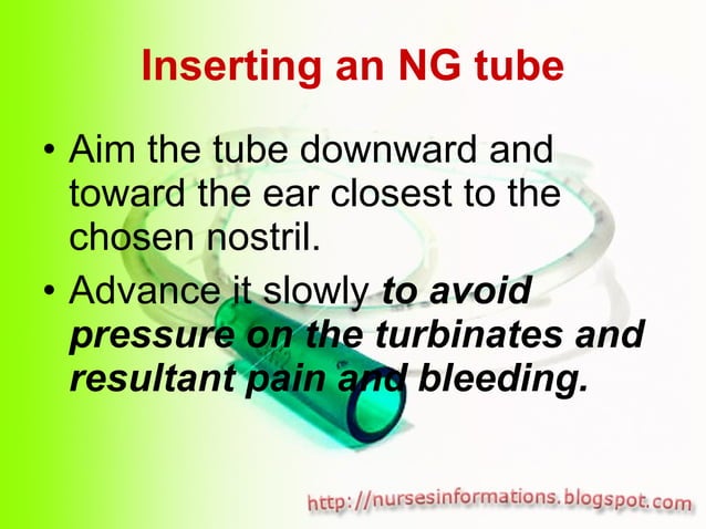 Nasogastric Tube (NGT) insertion and removal | PPS