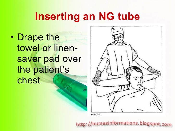 Nasogastric Tube (NGT) insertion and removal