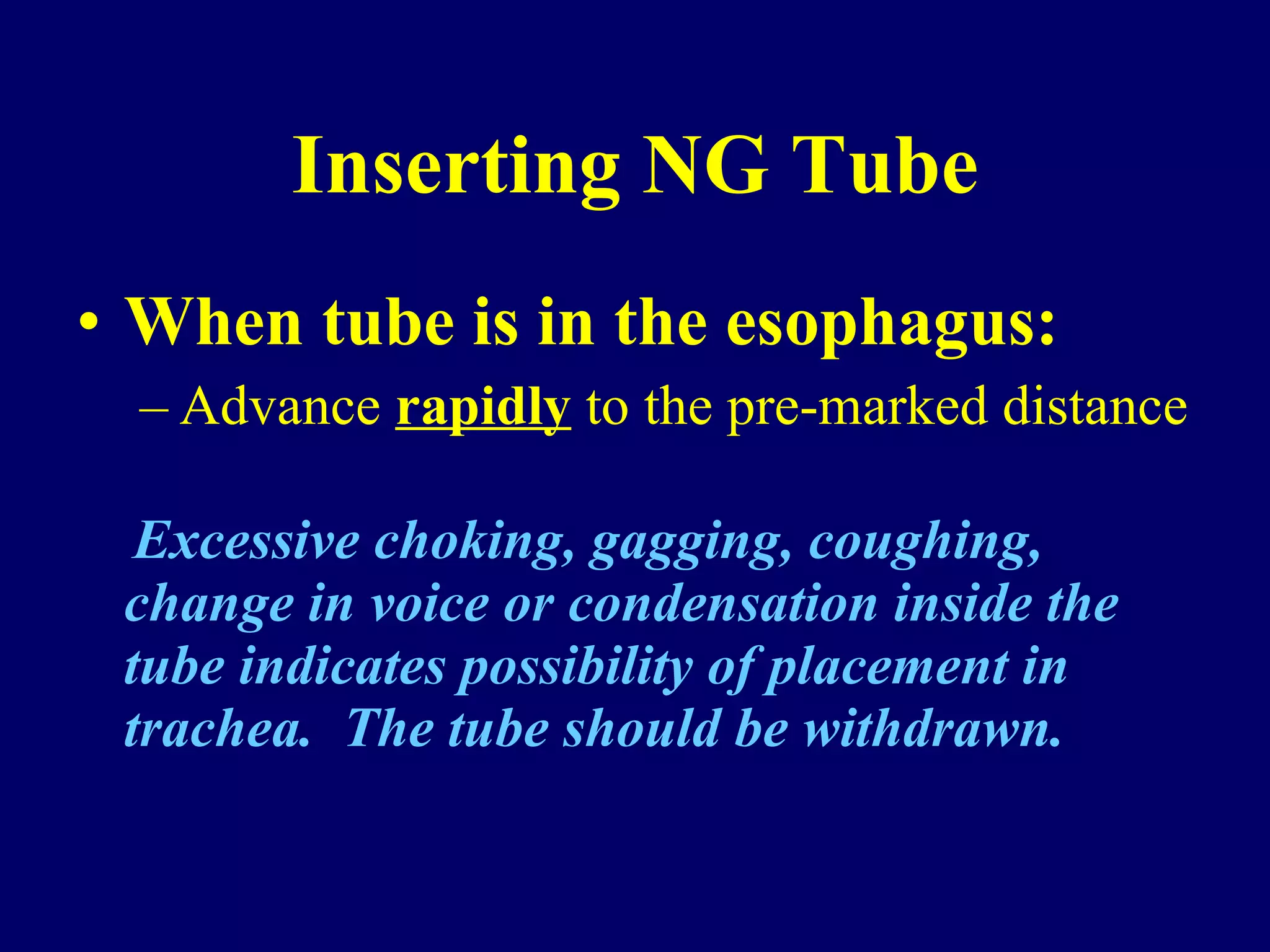 Nasogastric intubation | PPT