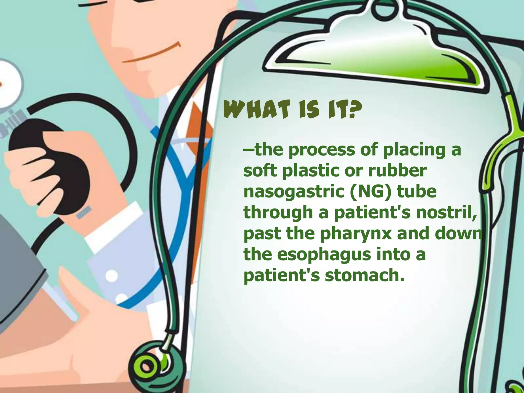 Nasogastric intubation | PPT