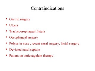 Nasogastric intubation | PPTX