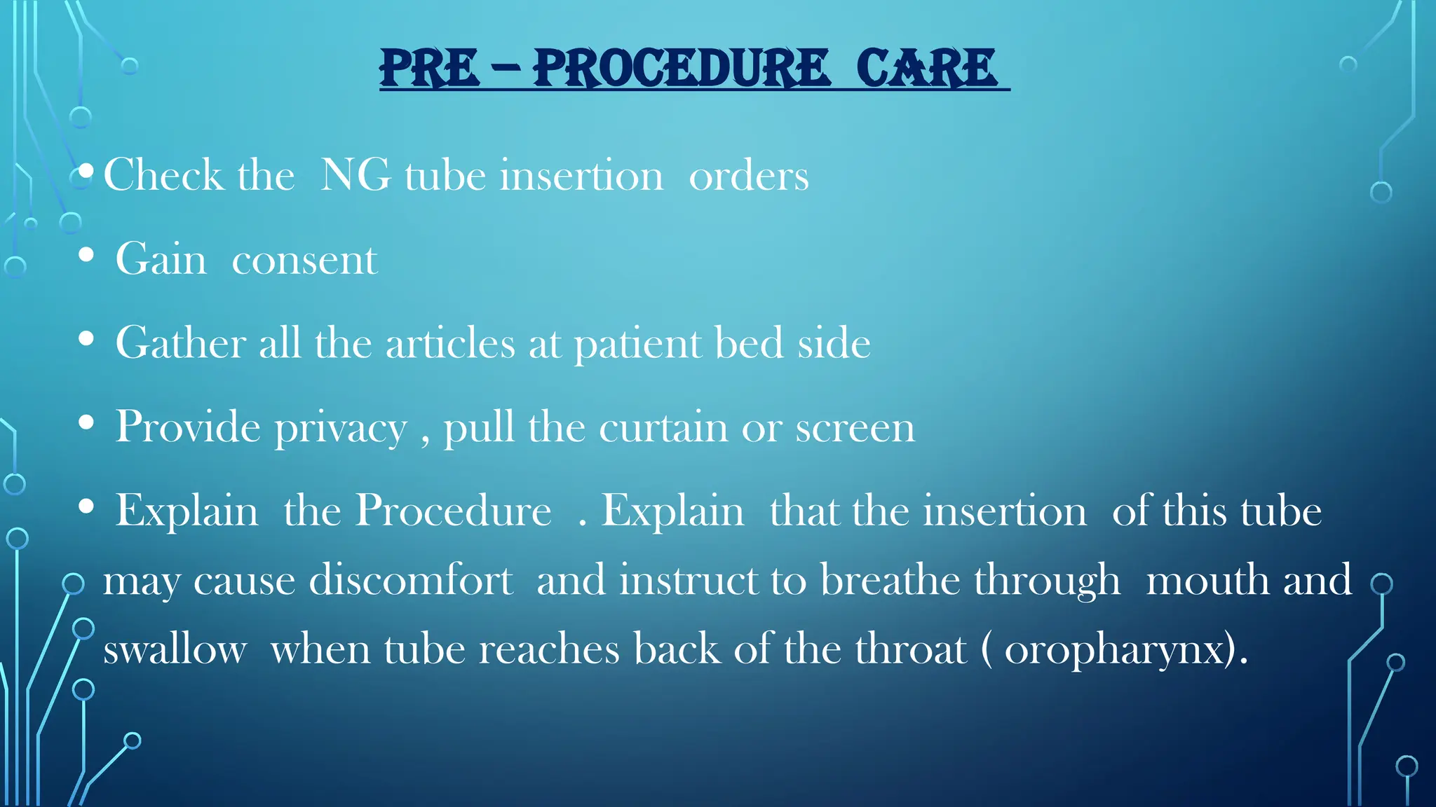 nasogastric tube insertion and nasogastric tube feeding | PPTX