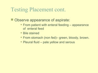 Nasogastric tube insertion | PPT