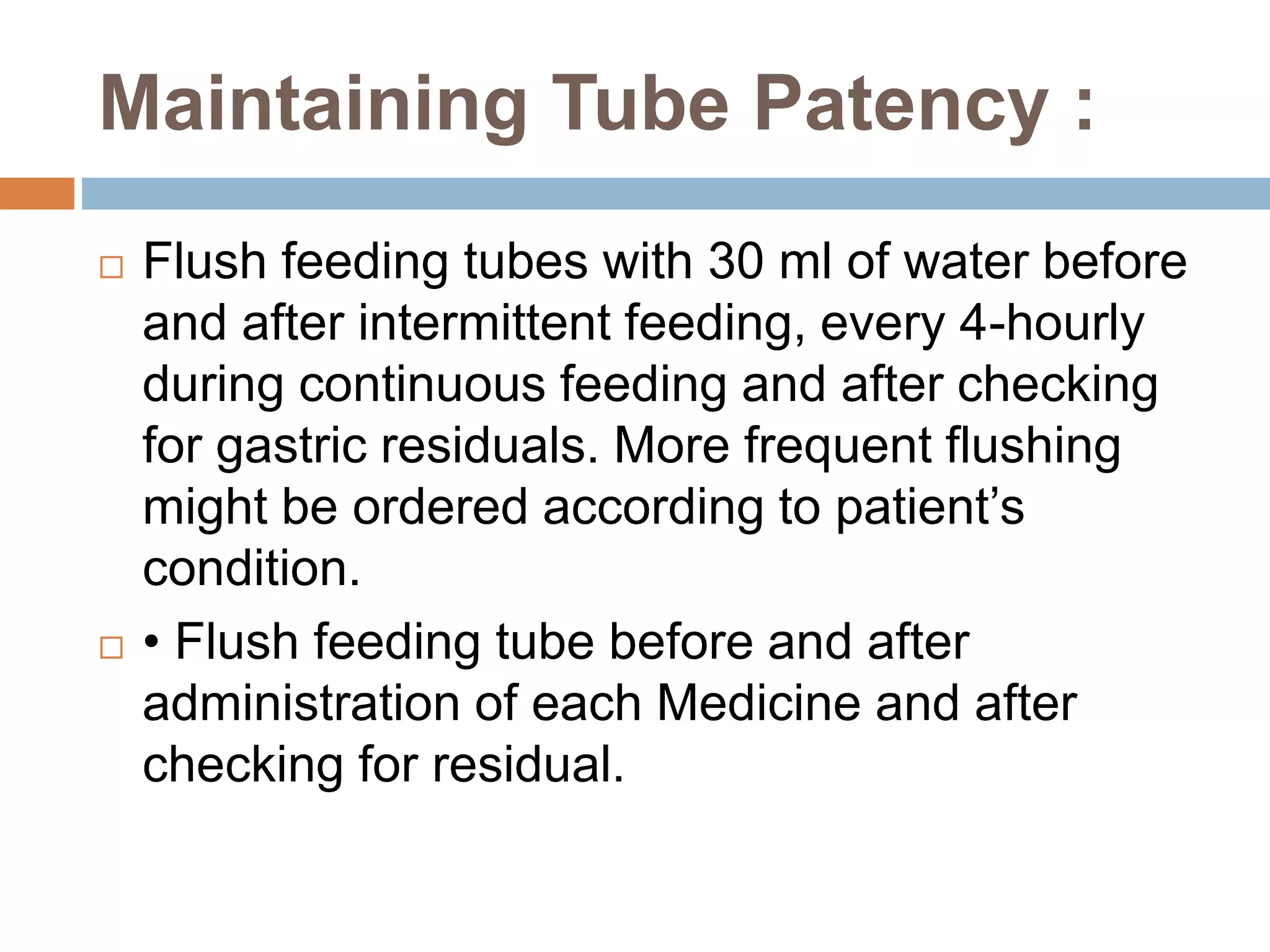 Nasogastric tube insertion and feeding | PPTX