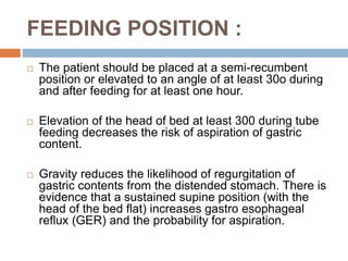 Nasogastric tube insertion and feeding | PPTX