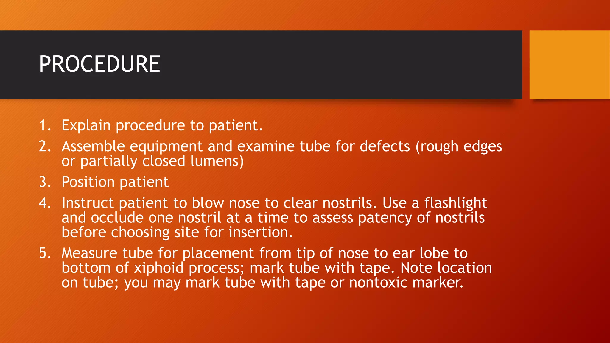 Nasogastric tube (ryles tube intubation) by meghana c | PPTX