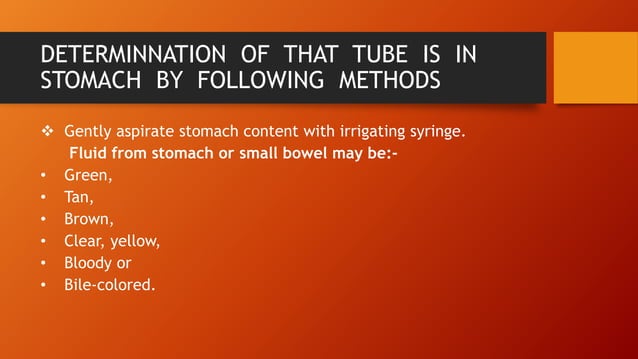 Nasogastric tube (ryles tube intubation) by meghana c | PPTX