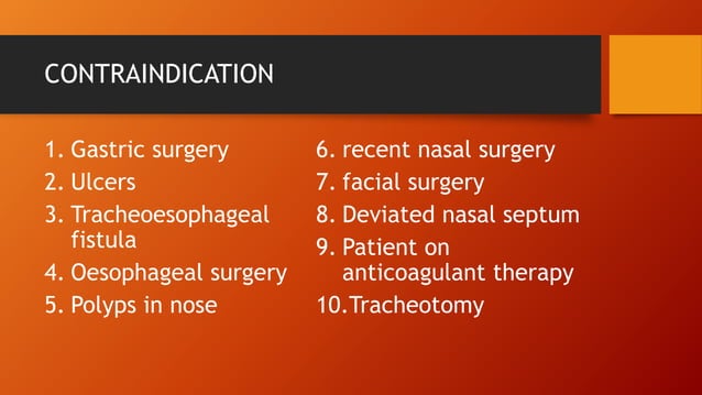 Nasogastric tube (ryles tube intubation) by meghana c | PPTX